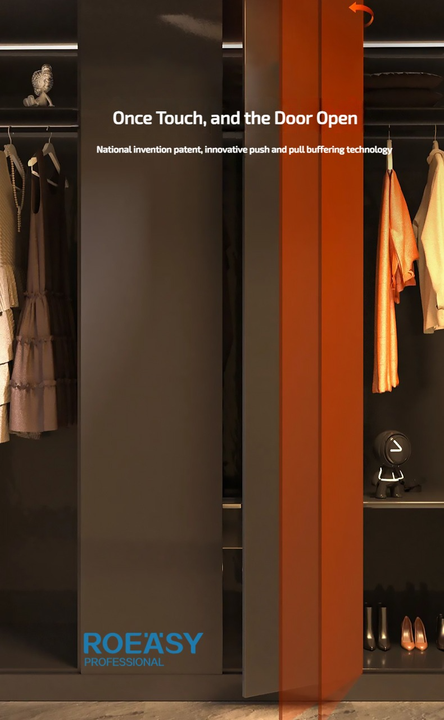 ROEASY Push to Open Cabinet Hardware - Space-Saving Latches