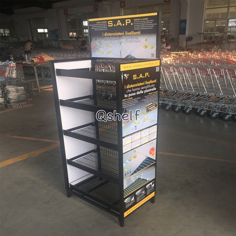 Vendor Display Racks - Adjustable Steel Shelving for Supermarkets