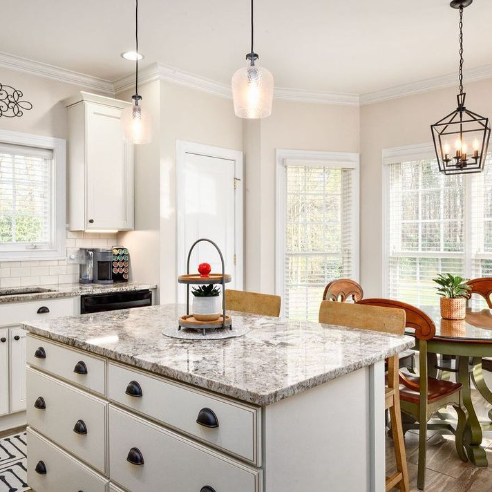 Farmhouse Style Quartz Countertop White Custom Ready to Assemble Modern ...