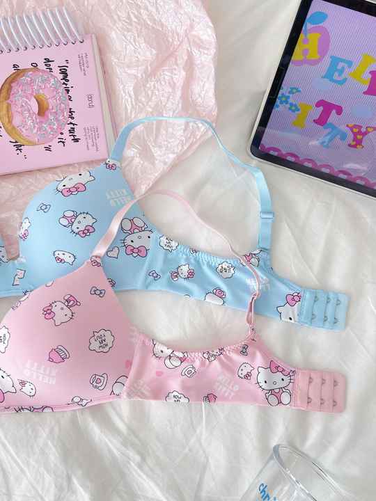 Shop Our Hot Selling Hello Kitty Cartoon Bra & Brief Sets