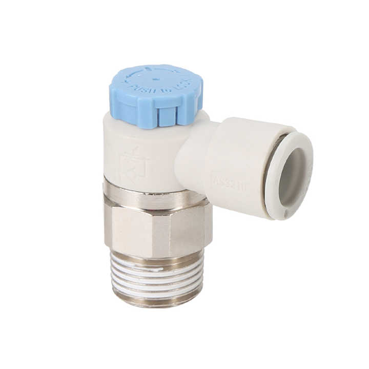 YBL SMC Type AS1211F/2211F/3211F/4211F Pneumatic Throttle Speed Control Valve External Thread ...