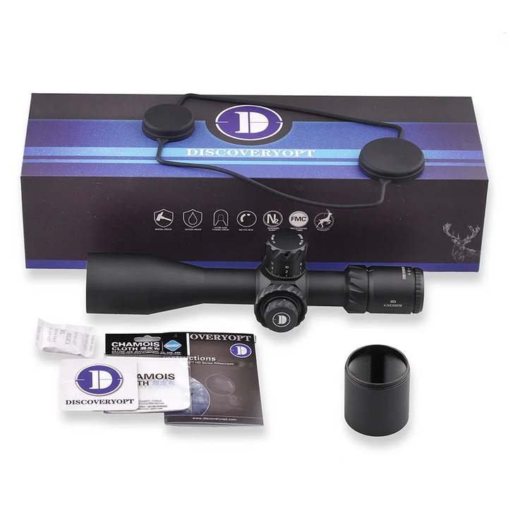 DISCOVERYOPT HD GEN2 4-24x50 FFP Scope 34mm Tube Long Range Precision ...