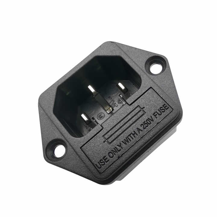 JR-101-1F 10A250VAC IEC C14 Insurance Power Connector Outlet Inlet ...