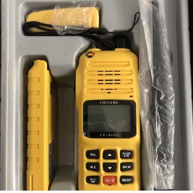 CY-VH01 Handheld VHF Two-Way Radio - Portable Marine GMDSS VHF ...