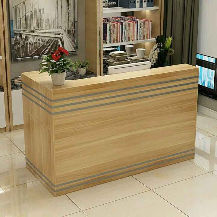 Modern Contemporary Office Reception Desk Counter Cashier Counter Table ...