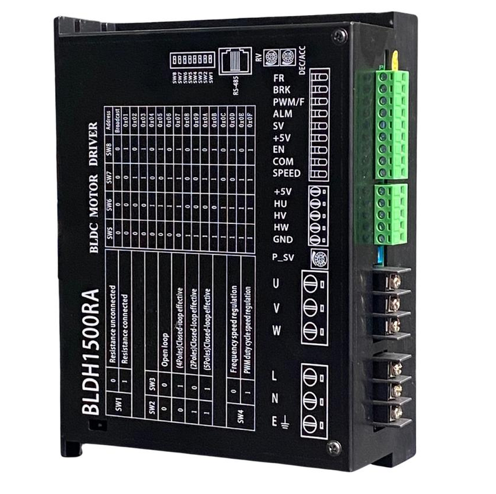 High performance BLDC Brushless DC motor driver for less than 1500W ...