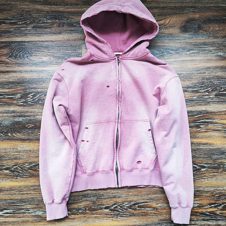 Custom 500 Gsm Heavyweight Oversized Blank Acid Wash Vintage Ripped ...