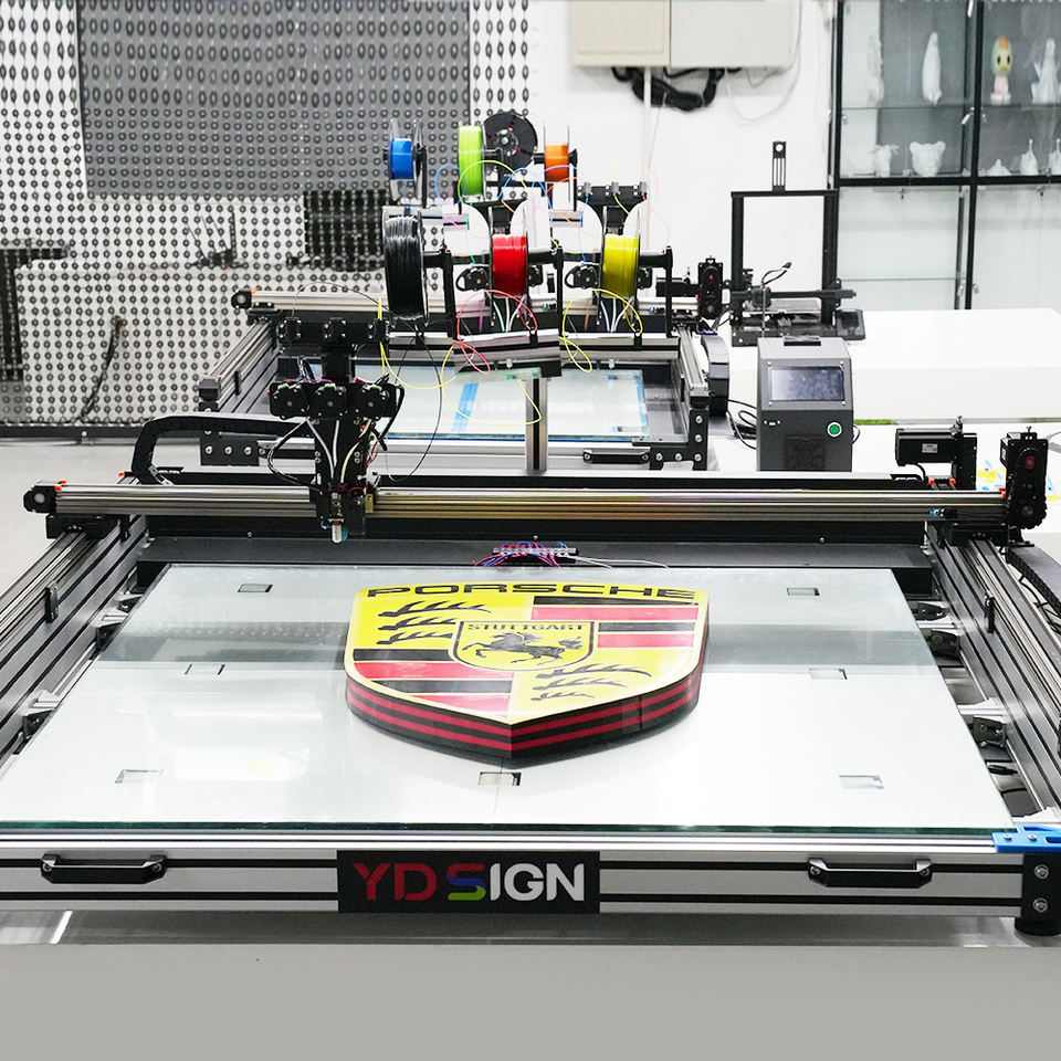 Outdoors Logo 3d Automatic Printer - Large Scale Sign Printer