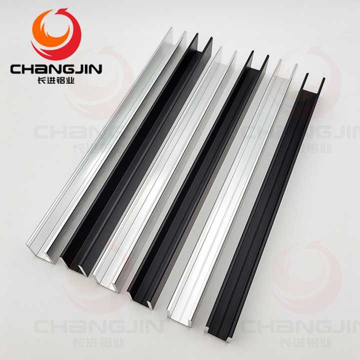 High Quality U Channel Glass Railing U-Shaped Glass Wall Aluminum ...