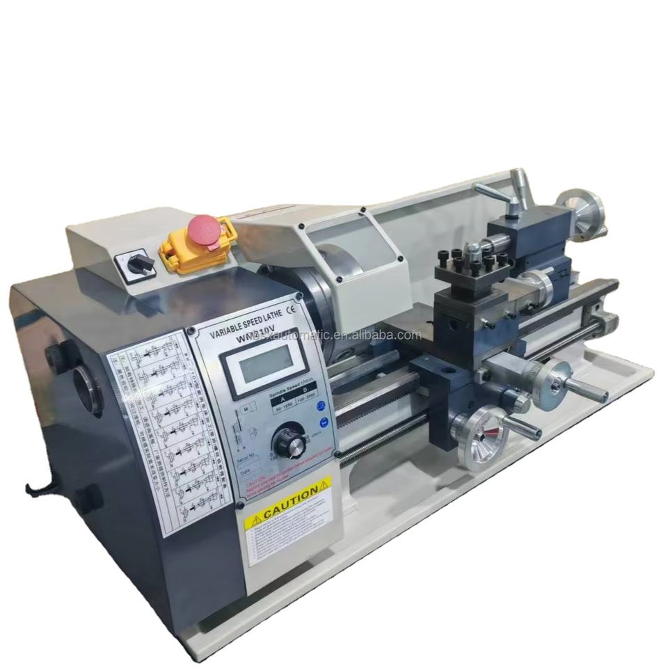Precision Mini Metal Lathe - Variable Speed Turning Center