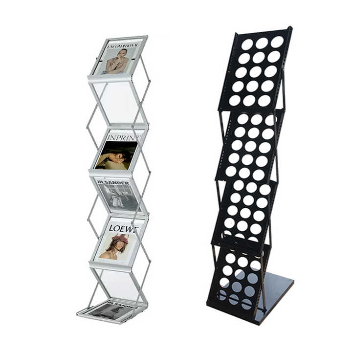 Wholesale A4 Size Aluminum Frame Brochure Display Stand