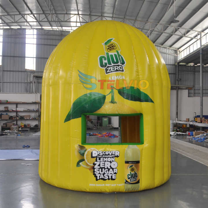 Portable Carnival Juice Food Drink Stall air Tent Mini Inflatable Lemon ...