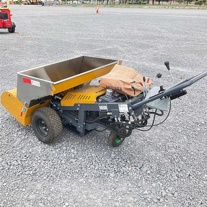 Small Asphalt Paver 1m FURD Mini Road Paver Machine for Efficient ...
