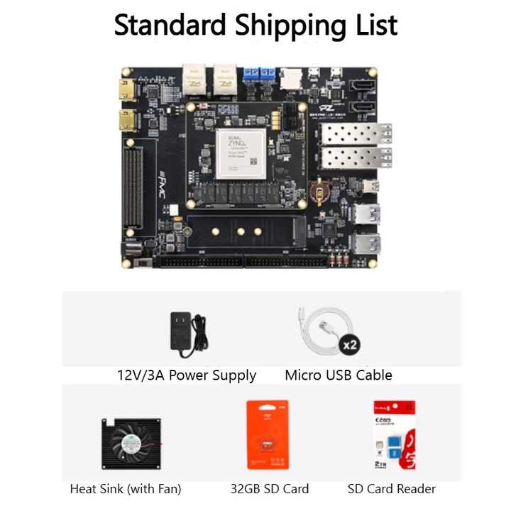 PZ-ZU15EG-KFB FPGA Development Board - Xilinx Zynq Ultrascale+ MPSOC