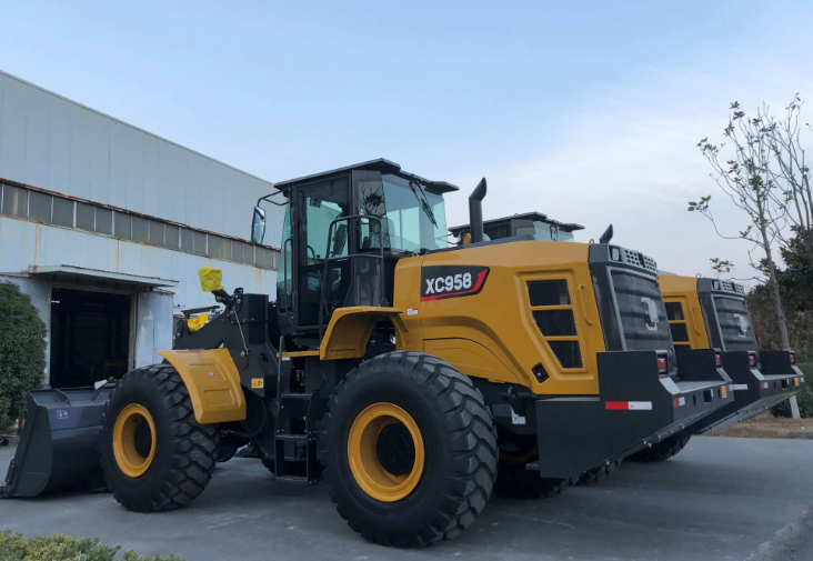 Front End Loader Wheel Loader 5 Ton XC958 Front Loader With 3.1m³ Side ...