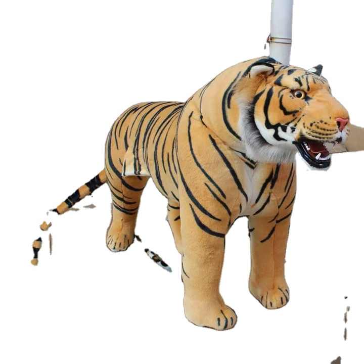 Giant Realistic Plush tiger Lifesize Plush Standing White tiger Stuffed Toy