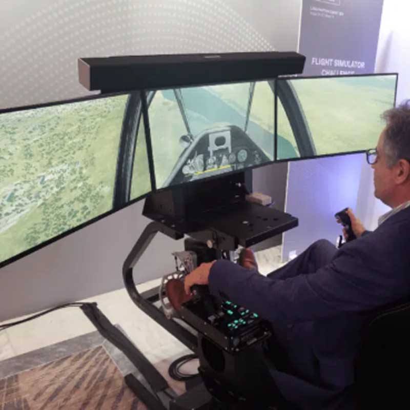 Indoor Flight Simulator Aviation Gaming Chair with VR Motion for ...