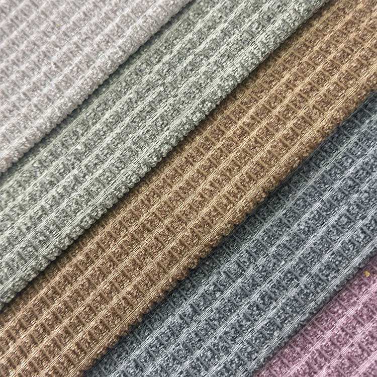 QH825#Free Sample Polyester Velvet Sofa Velvet Upholstery Fabric Sofa ...