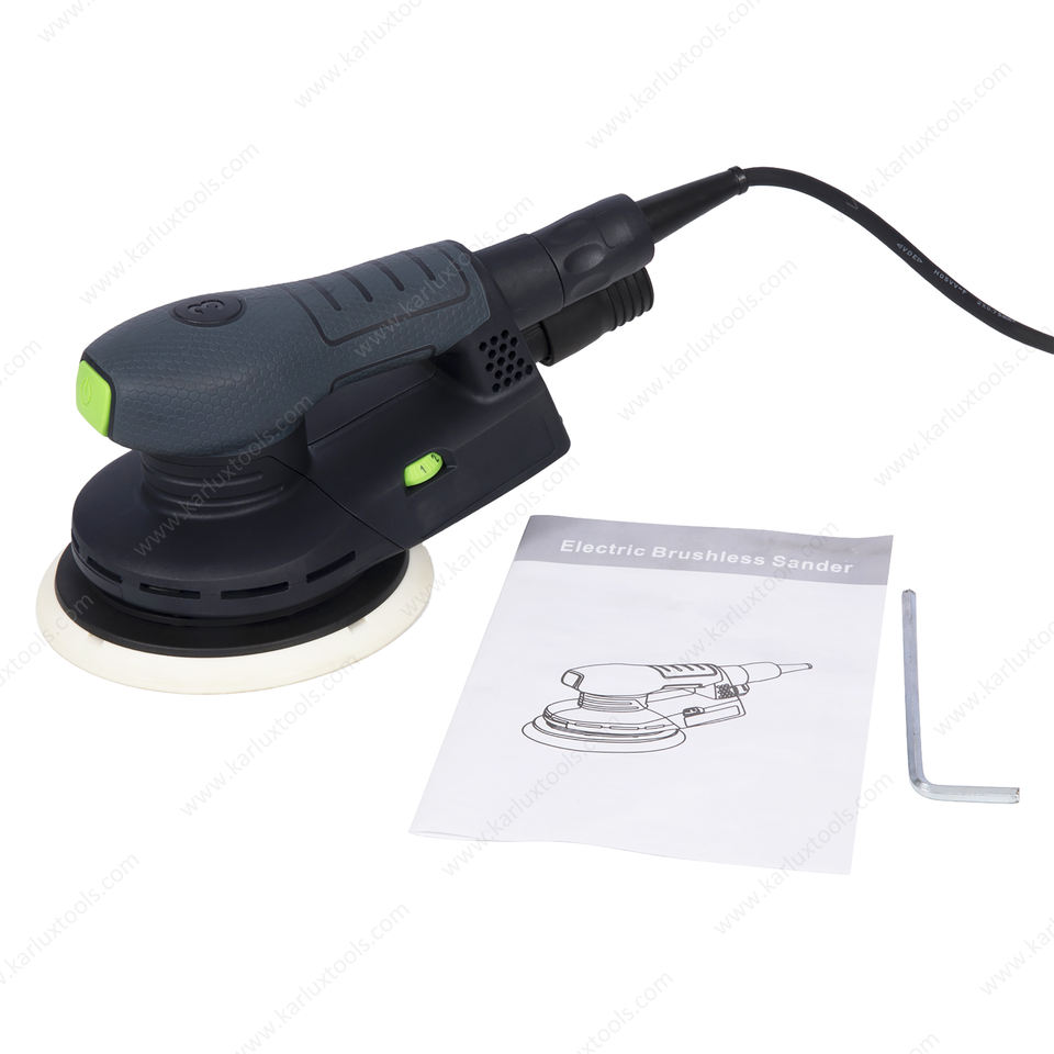 Ergonomic Lightweight 5mm Orbit 110V 400W Motor Electric Random Orbital ...
