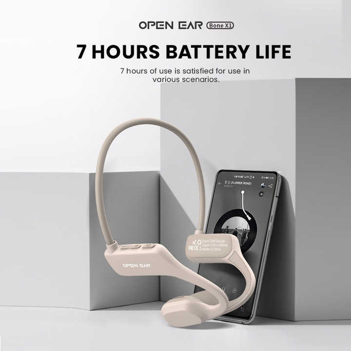 Neckband Sound Stereo Ear Hook Bluetooth Waterproof Headphones