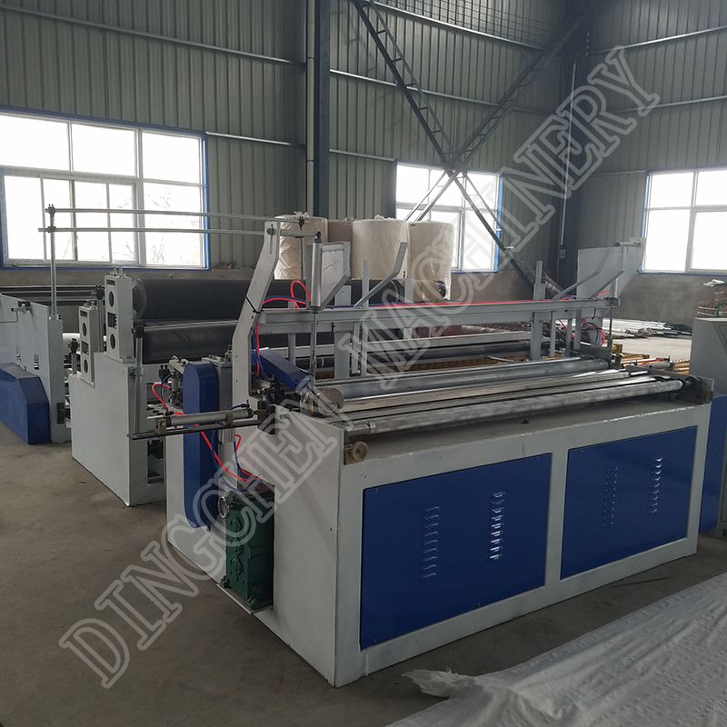 Automatic Toilet Paper Winding Machine with Embossing and Folding for ...