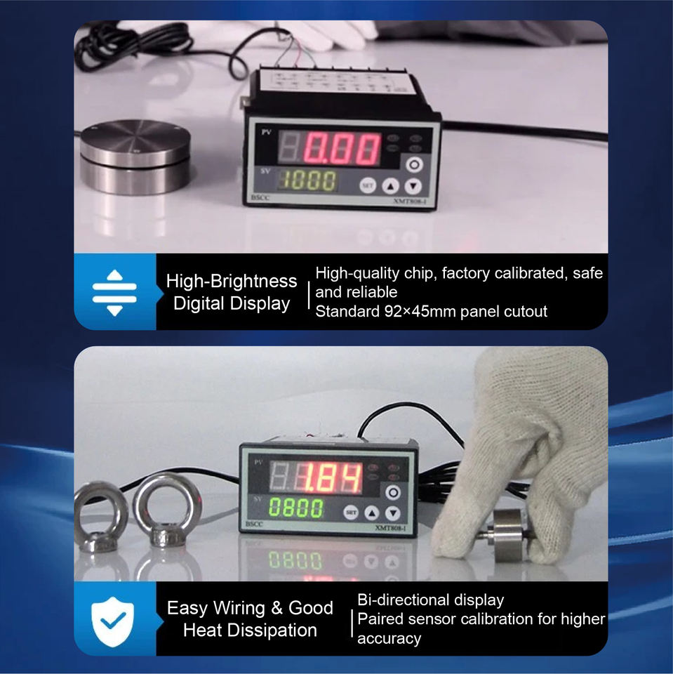 XMT808-I Display Controller Load Cell Indicator for Weight Tension ...