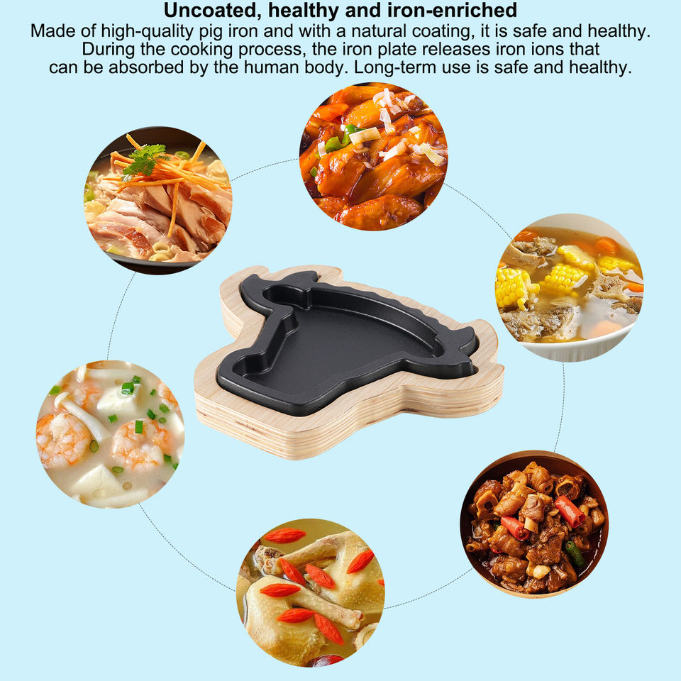 New Style Grill Pan Bull's Head Shape Roasting Pans Baking Dishes Pans ...