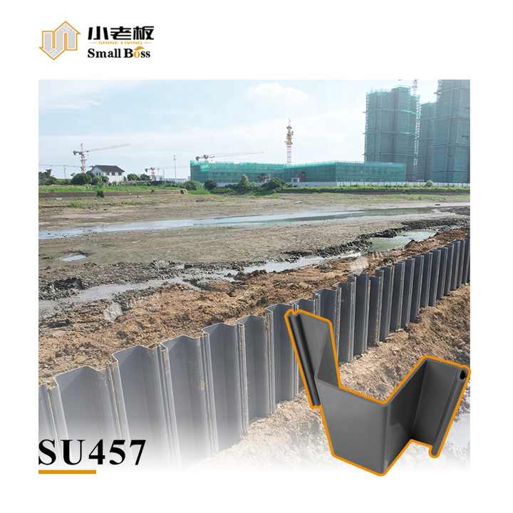 U Type PVC Vinyl Sheet Pile for Durable Retaining Walls