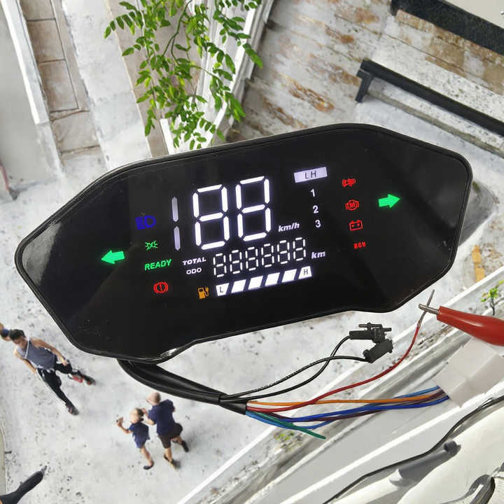 Le Shuai 72V-120V Electric Scooter with Large-Screen LCD Display Dc ...