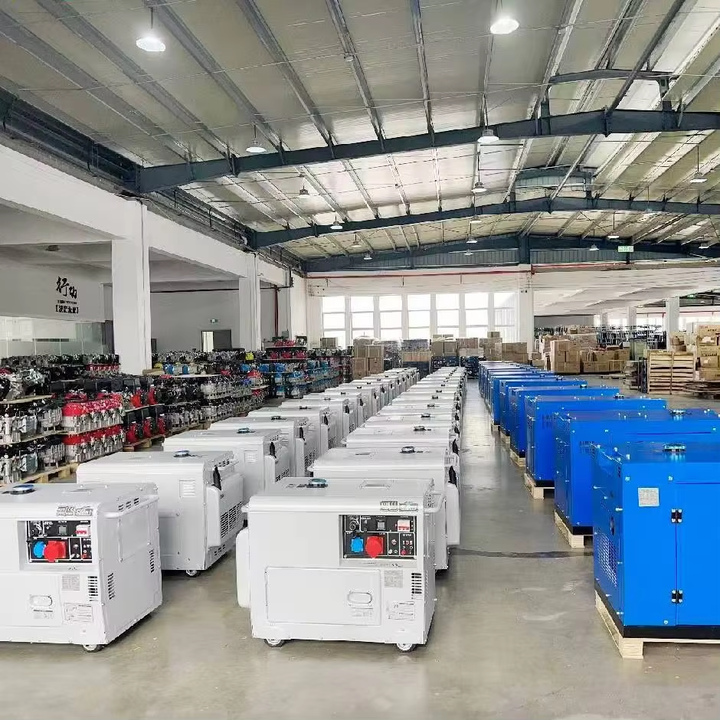 Portable Small AC 3 Phase Super Silent Diesel Generators 5/6/8/10KW ...