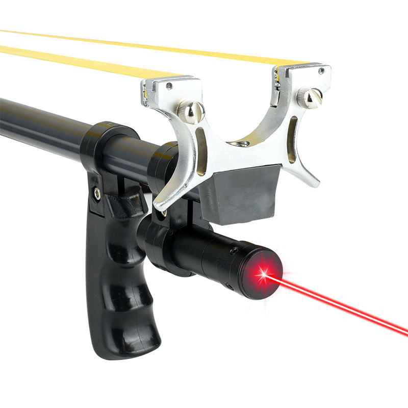 Infrared Laser Slingshot for Outdoor Hunting, 30-72.5cm Extendable Long ...