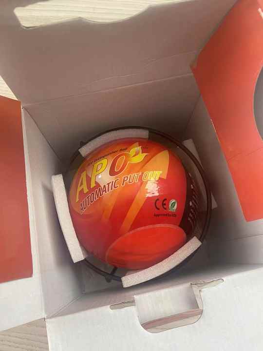 High Quality 1.3kg Automatic ABC Dry Powder Fire Ball Extinguisher with ...