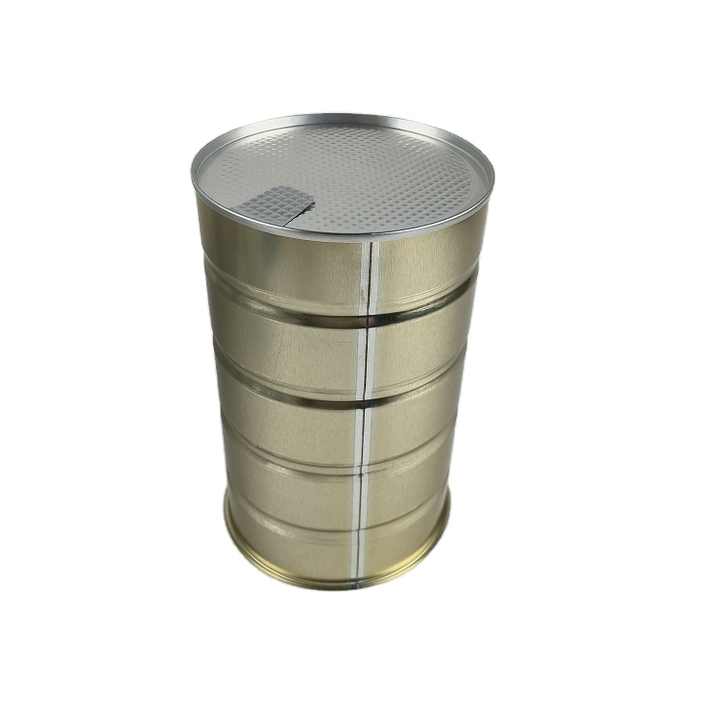 Supplier Custom 500g Powder Coffee Bean Tin Cylinder Coffee Tea Jar ...