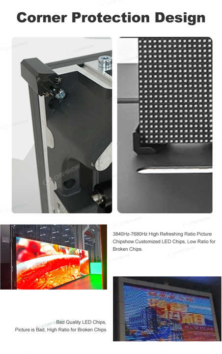 4m X 3m Complete System P2 P3 P2.6 P2.9 P3.91 Led Display 500mmx500mm ...