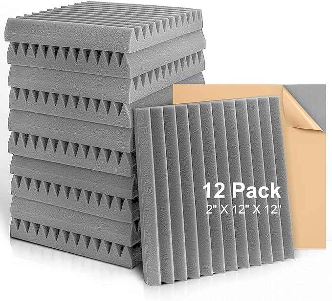 Acoustic Sound Absorbing Panels Foam Soundproof Room Home Studio Noise ...