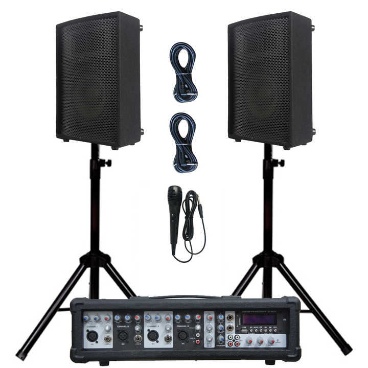 1000W Portable PA System - Perfect for Karaoke & Parties