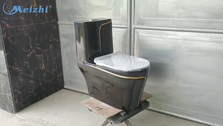 Bathroom Toilet Set White Colorful Sanitary Ware Set Gray Dark Blue ...