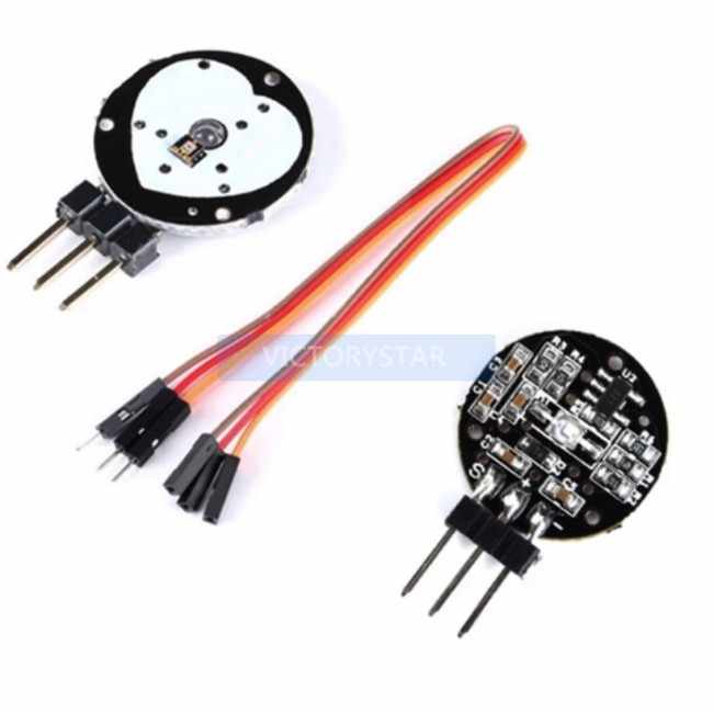 Pulse And Heart Rate Sensor Module Heartbeat sensor pulse sensor ...
