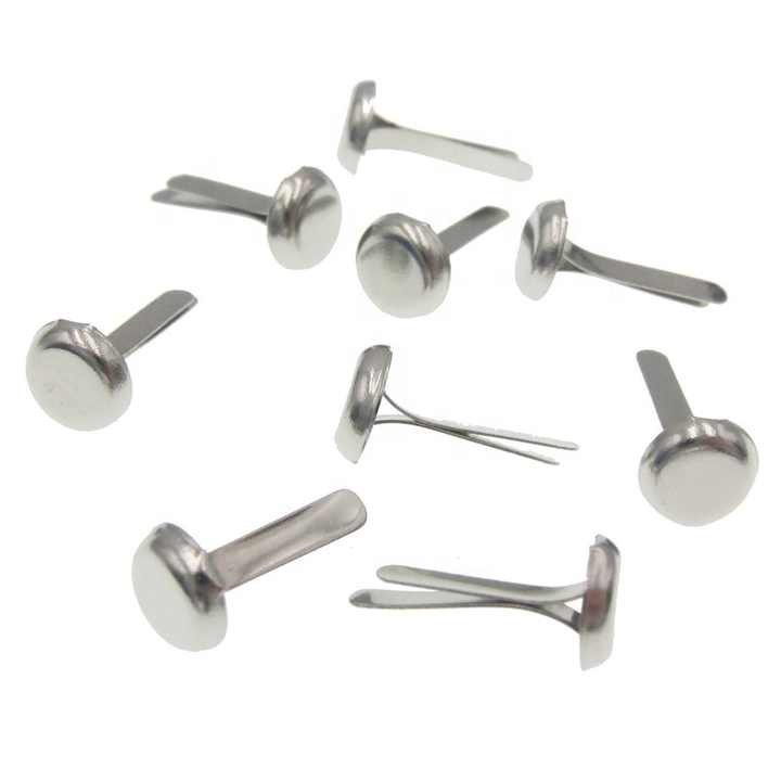 0.55 Inch DIY Office Stationery Fastener Gold Brass Silver Color Paper ...