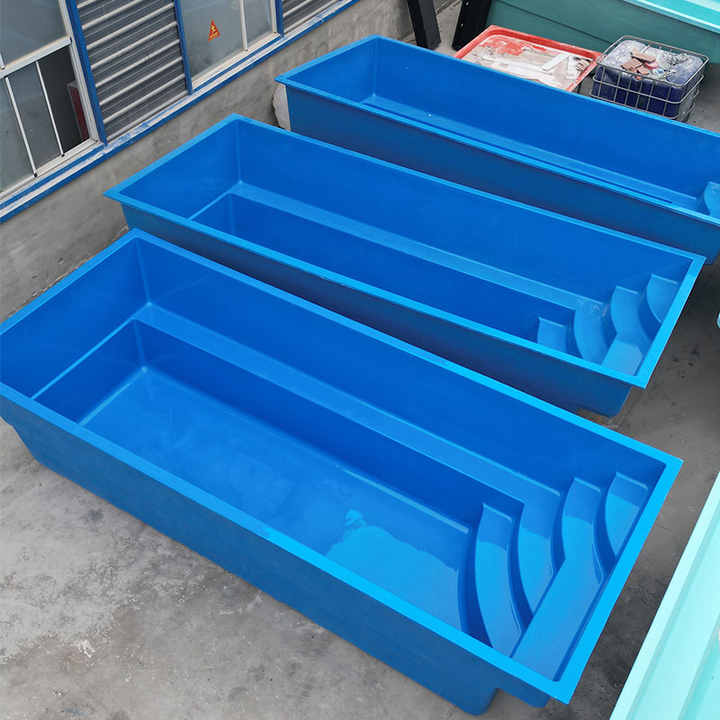 Family Small Size Fiberglass Swim Spa Pool Design - Custom Above Ground ...