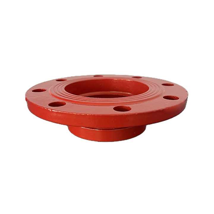 Fire Flange Fluted Flange Fluted Pipe Fitting 3" Flanged Joint Ductile ...