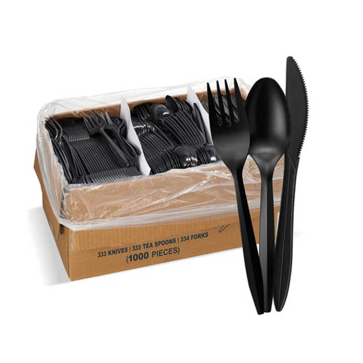 Environmentally Friendly Tableware Set of 4 in 1 Cutlery Pack Plastic ...