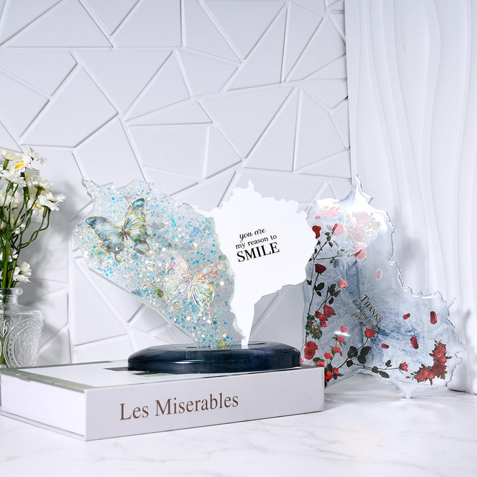 Diy Glue Mold Map Section Insert Row Three-dimensional Decoration ...