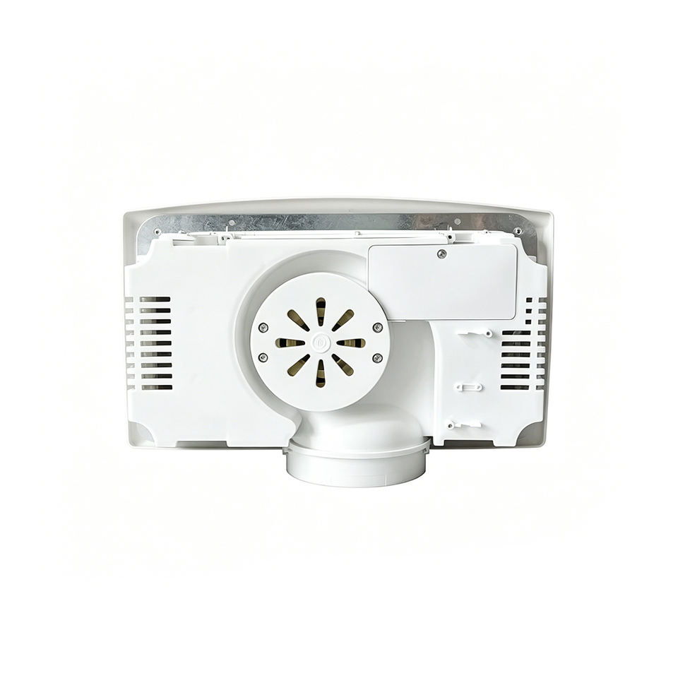 Modern White Ceiling Recessed Bathroom Heater 2 Lamp Infrared Radiant ...
