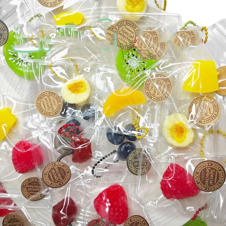 Kawaii Mini Fruit Bag TPR Squeeze Toys Super Soft Simulation Food ...
