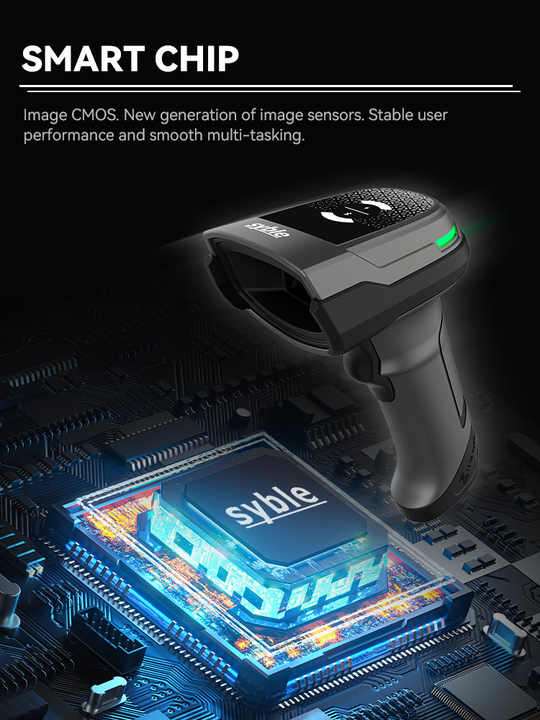 XB-D66T Syble 2D Wireless Handheld Barcode Scanner - Smart & Reliable