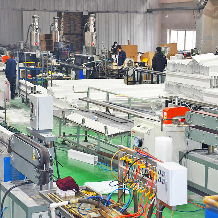 Smooth Surface Finish Pvc U Profil Pvc Manufacturing Pe Extrusion ...