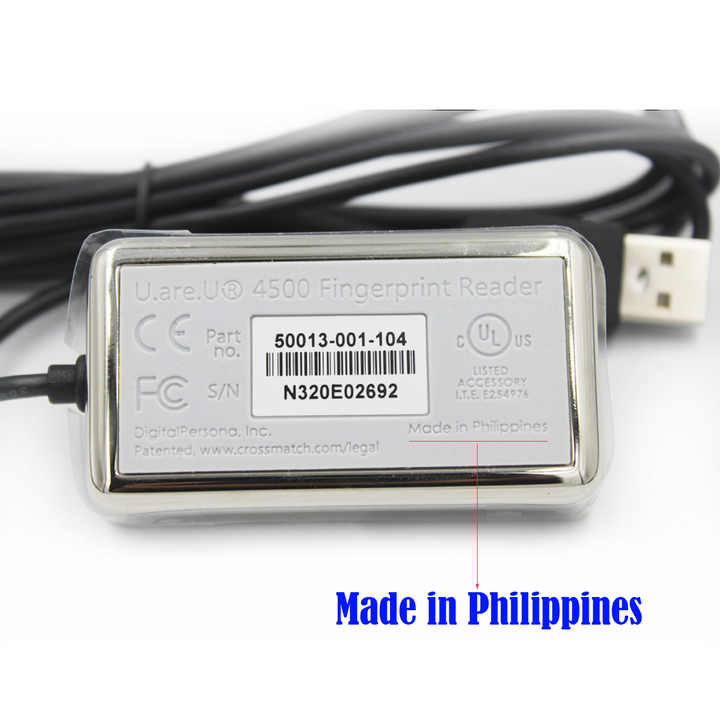 URU4500 HID Original Digital Biometrics Fingerprint Scanner Biometric ...