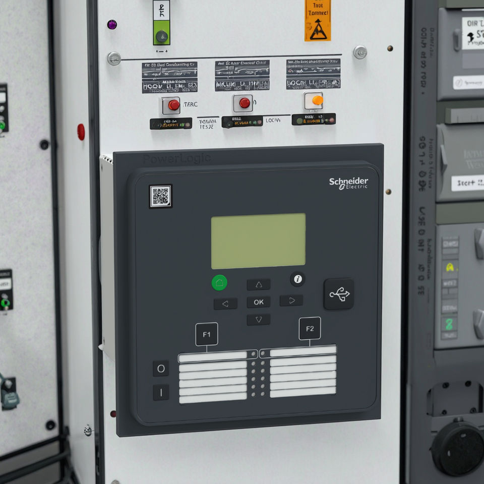 Schneider Universal Protection Relay, PowerLogic P3U 3CT 1 4VT 16DI 8DO ...