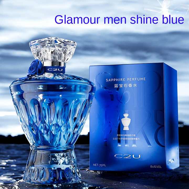 C2U Blue Ocean Men Perfume Long Lasting Fresh Woody Scent Gentleman ...
